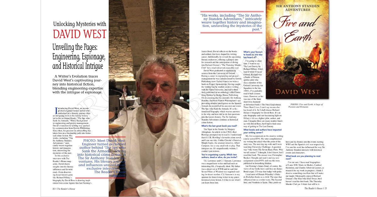 Interview with The Reader’s House - David West